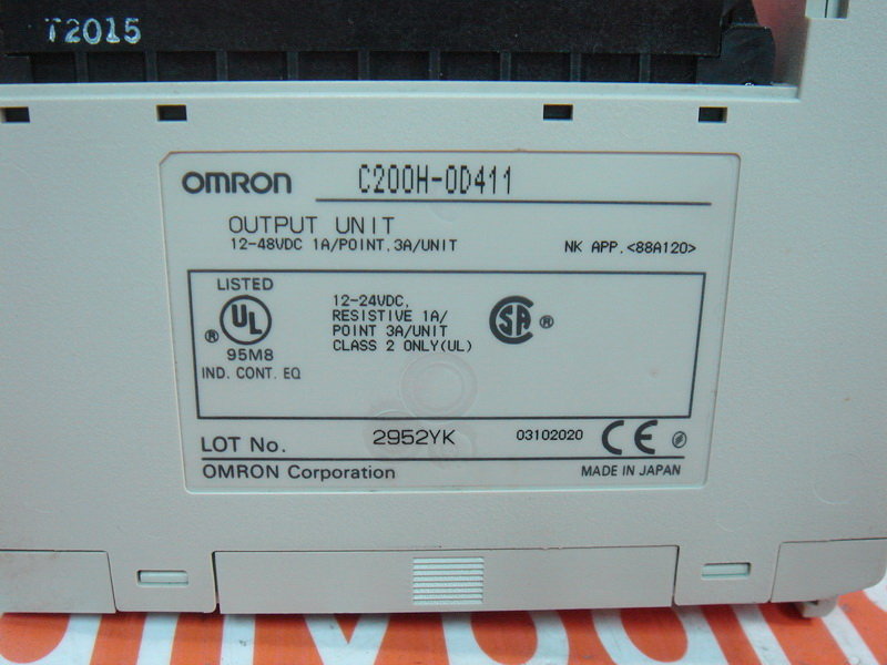 OMRON OUTPUT UNIT C200H-OD411 - 裕益科技自動化設備可程式編碼器PLC分散式控制系統DCS